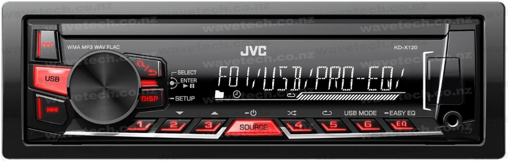 JVC KD-X120 - Wavetech Imports New Zealand
