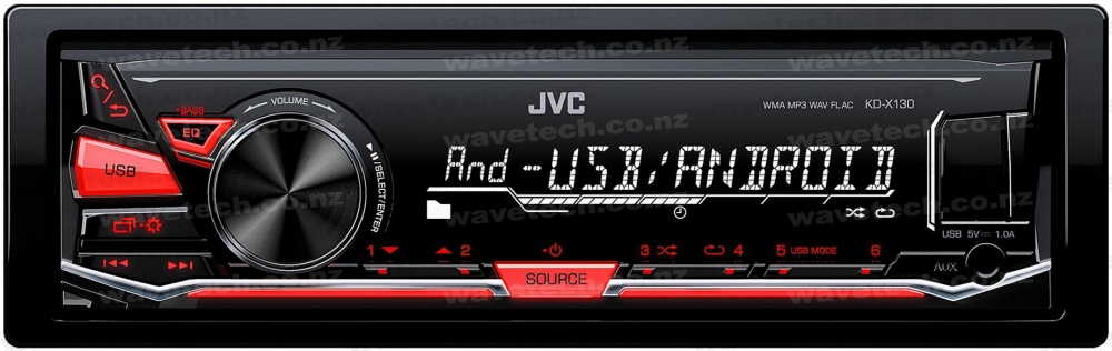 JVC KD-X130 - Wavetech Imports New Zealand
